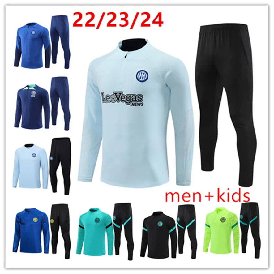 DHgate.com:Inter Milan 2024 Mens Football Training Suit, Half-Zip ...