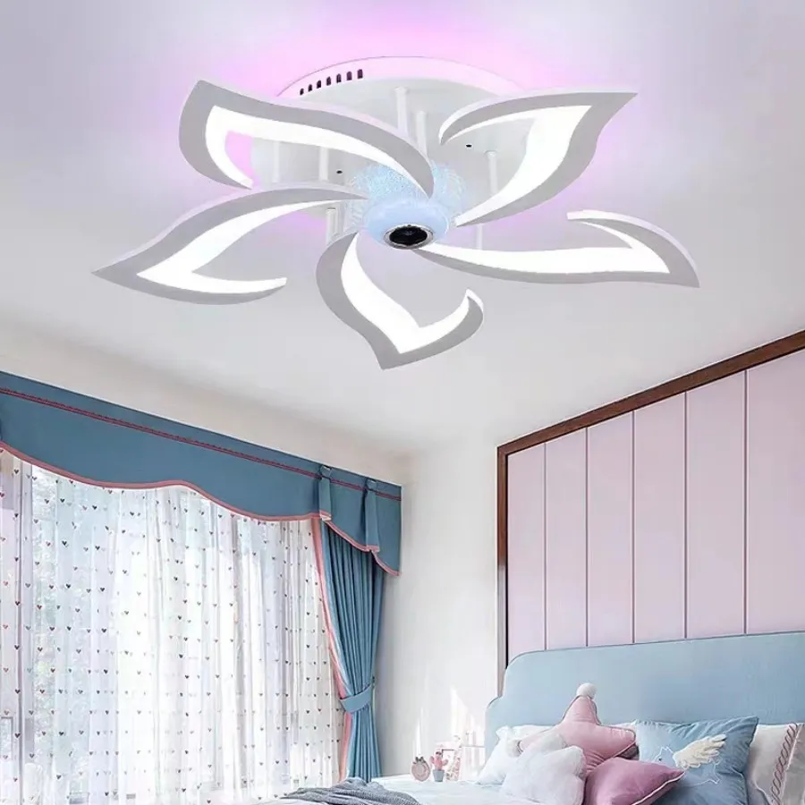 LED Hanging Lamp Modern Ceiling Light Fixture: RGB Dimmable Pendant ...