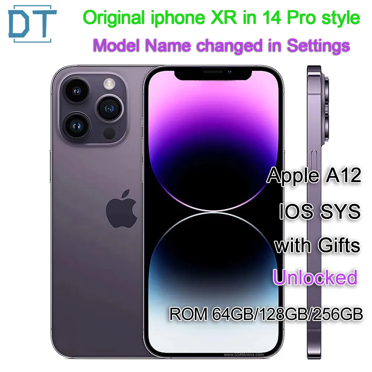 Refurbished Apple iPhone 13 Pro Style Smartphone with 3GB RAM and 256GB ...