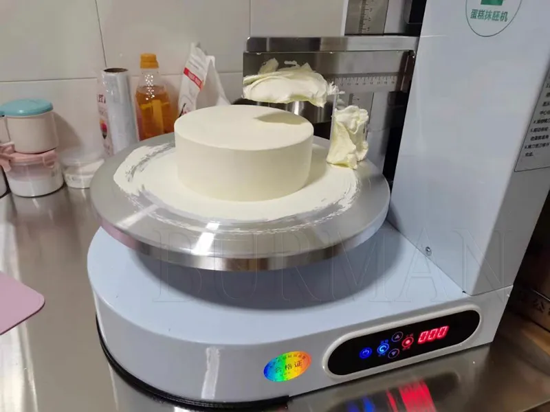 4-12 Inch Cake Production Machine with Cream Icing Coating 110V 220V ...