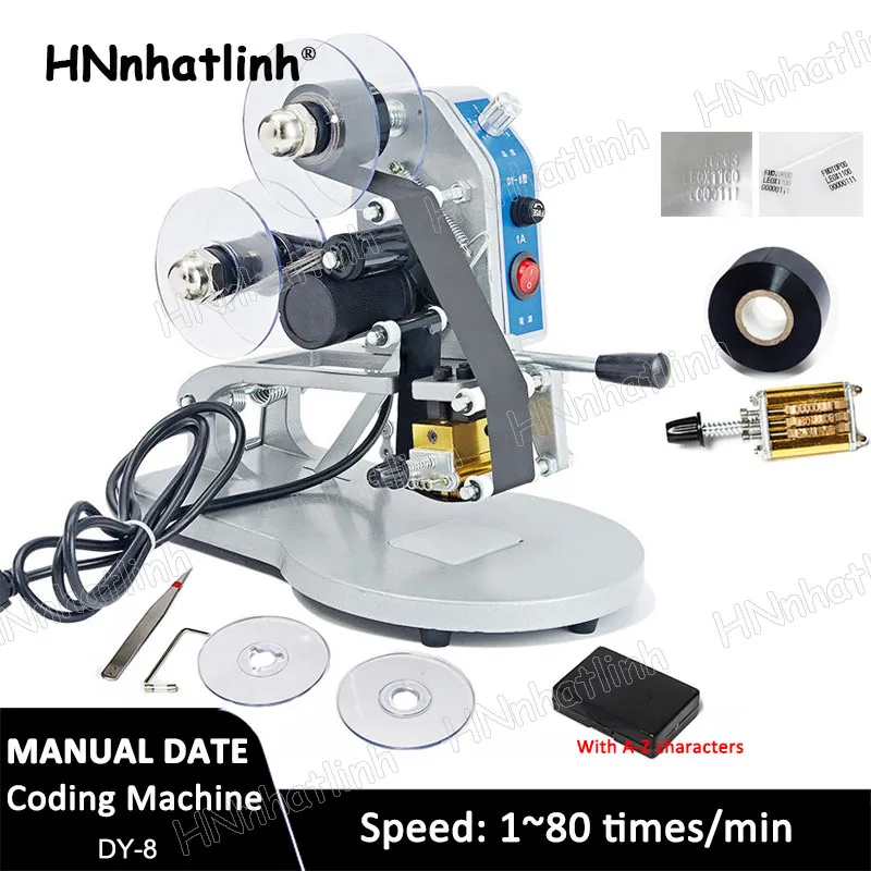DHgate.com:Manual Hot Foil Stamping Machine - DY-8 Ribbon Coding Printer, Date/Batch Code ...