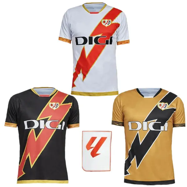 Rayo Vallecano Mens Vintage Soccer Shirts 2023/2024 ISI, BEBE, TREJO ...