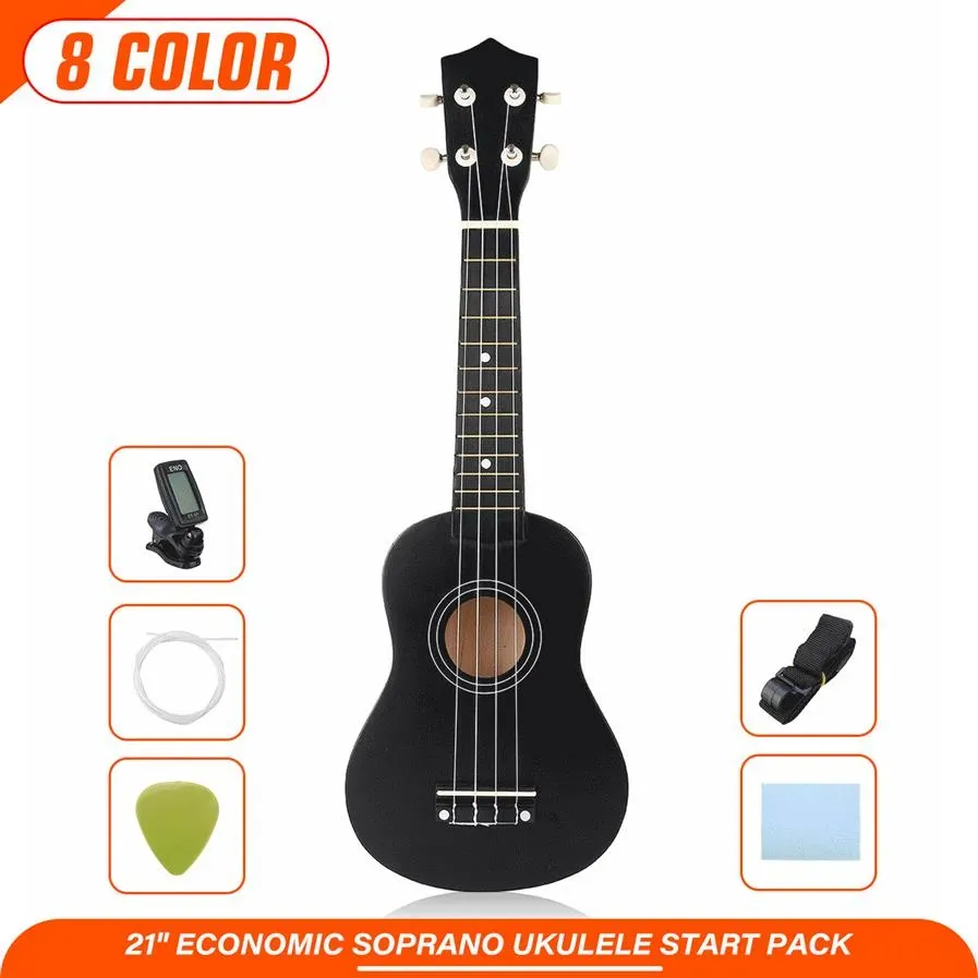 Mini Musical Instruments: 21 Inch Colorful 4 String Ukulele ...