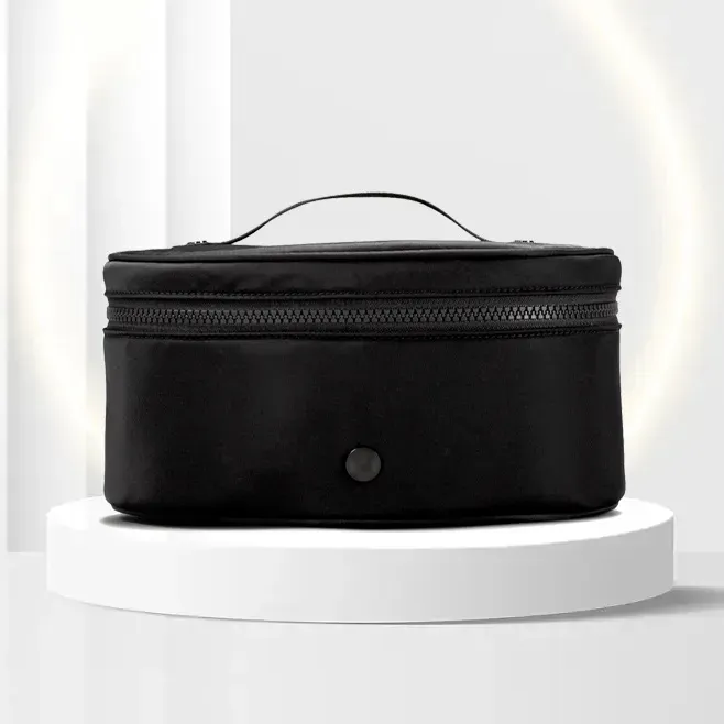 Designer Waterproof Oval Top Access Nylon Top Handle Bag Clutch Women's ...