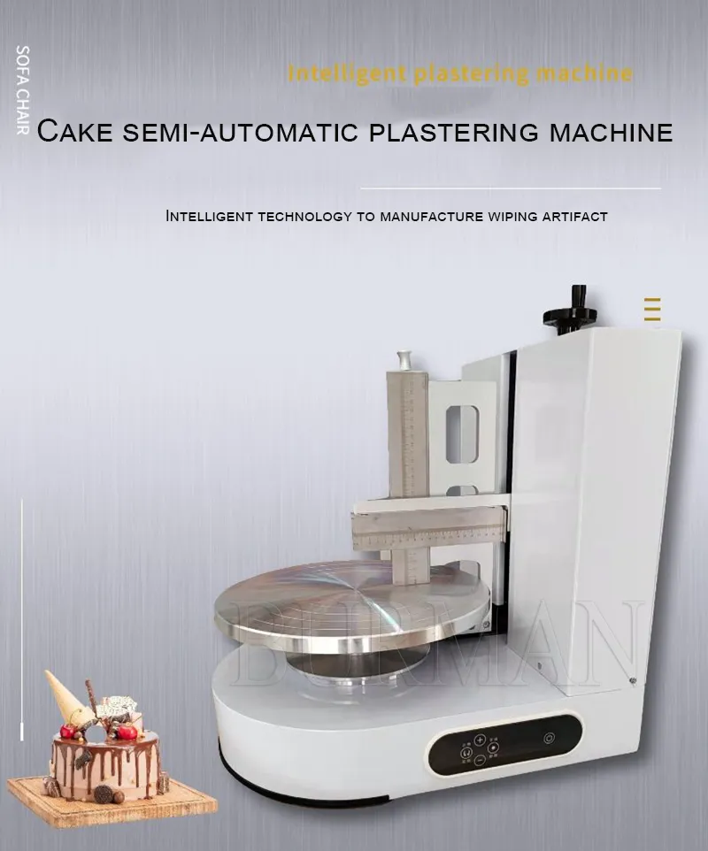 4-12 Inch Cake Production Machine with Cream Icing Coating 110V 220V ...