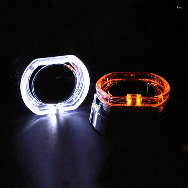 DHgate.com:Mini HID Projector Lens Yellow White Cover 12V Square LED ...