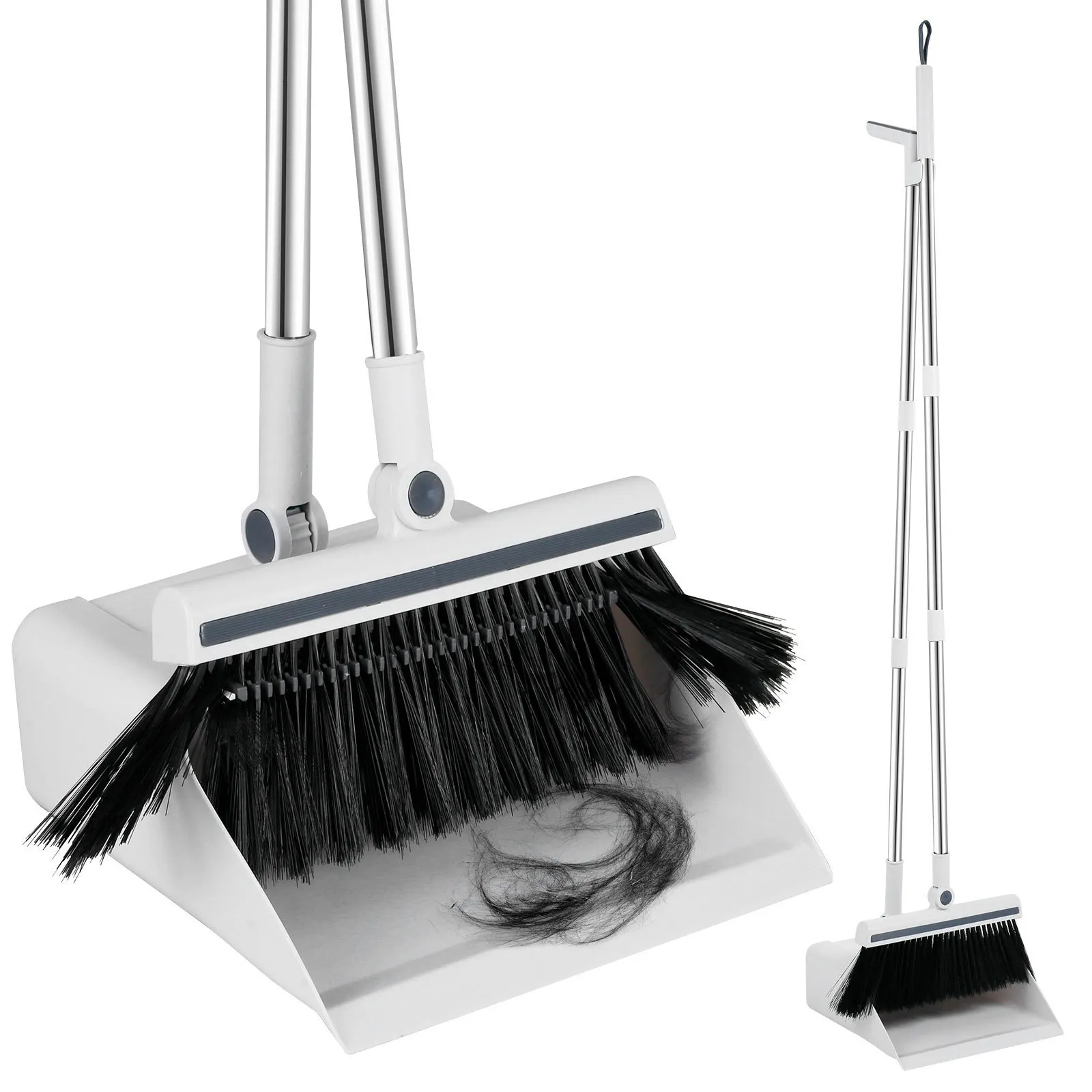 Hand Push Sweepers Brooms And Dustpan Set Long... From Deng10, $19.18 ...