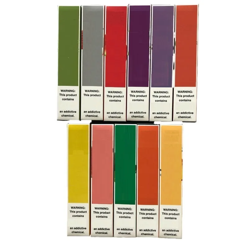 Puff 800 Electronic Cigarettes Disposable Vape 450mAh 500hits Pre ...