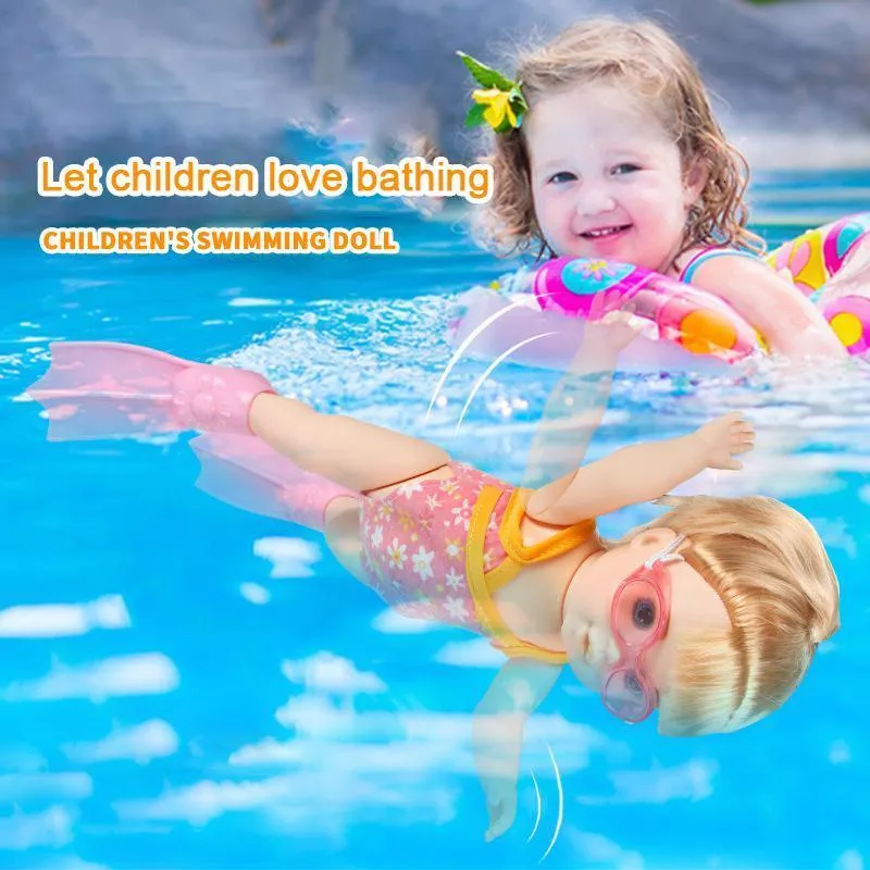 DHgate.com:Electric Joint Movable Waterproof Bath Toy Doll Swimming ...