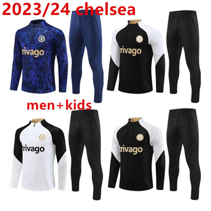 Chelsea Black Soccer Kits Kit HAVERTZ ZIYECH CHILWELL 2023 2024 WERNER ...