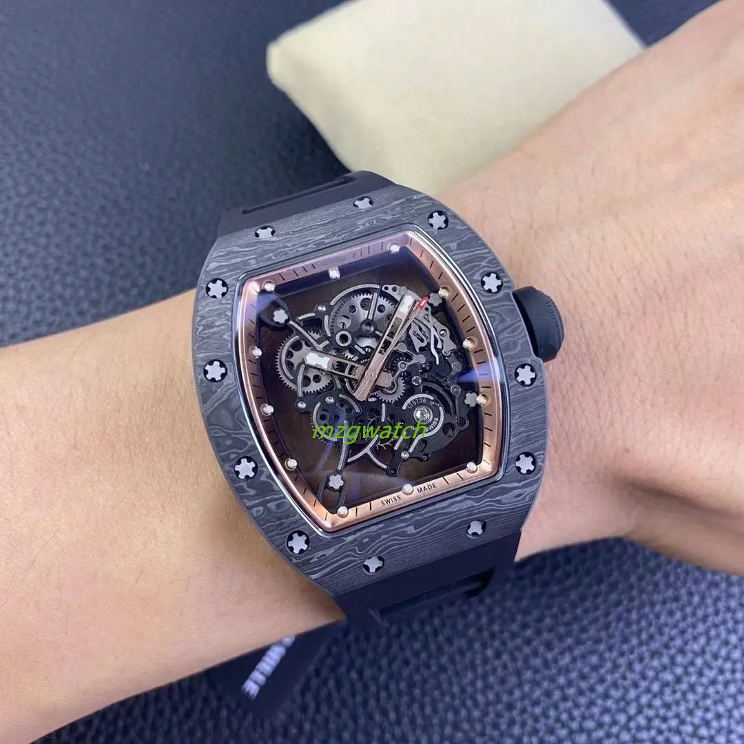 BBR RM055 Sapphire Crystal Watch With Manual Mechanical Tourbillon ...