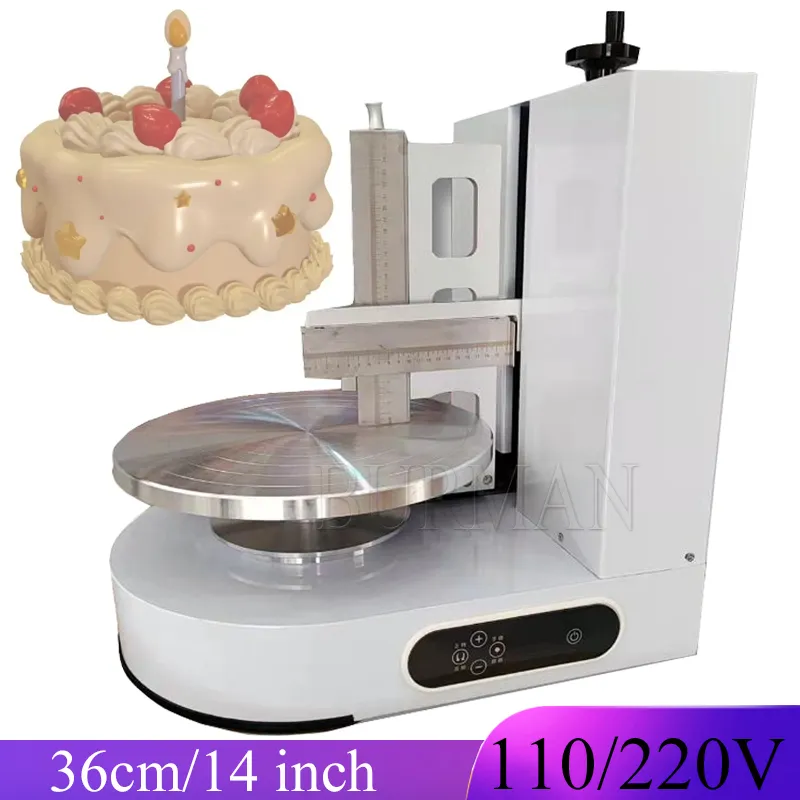 Birthday Cake Cream Icing Coating Machine 110V 220V 4 12 Inch Bread ...