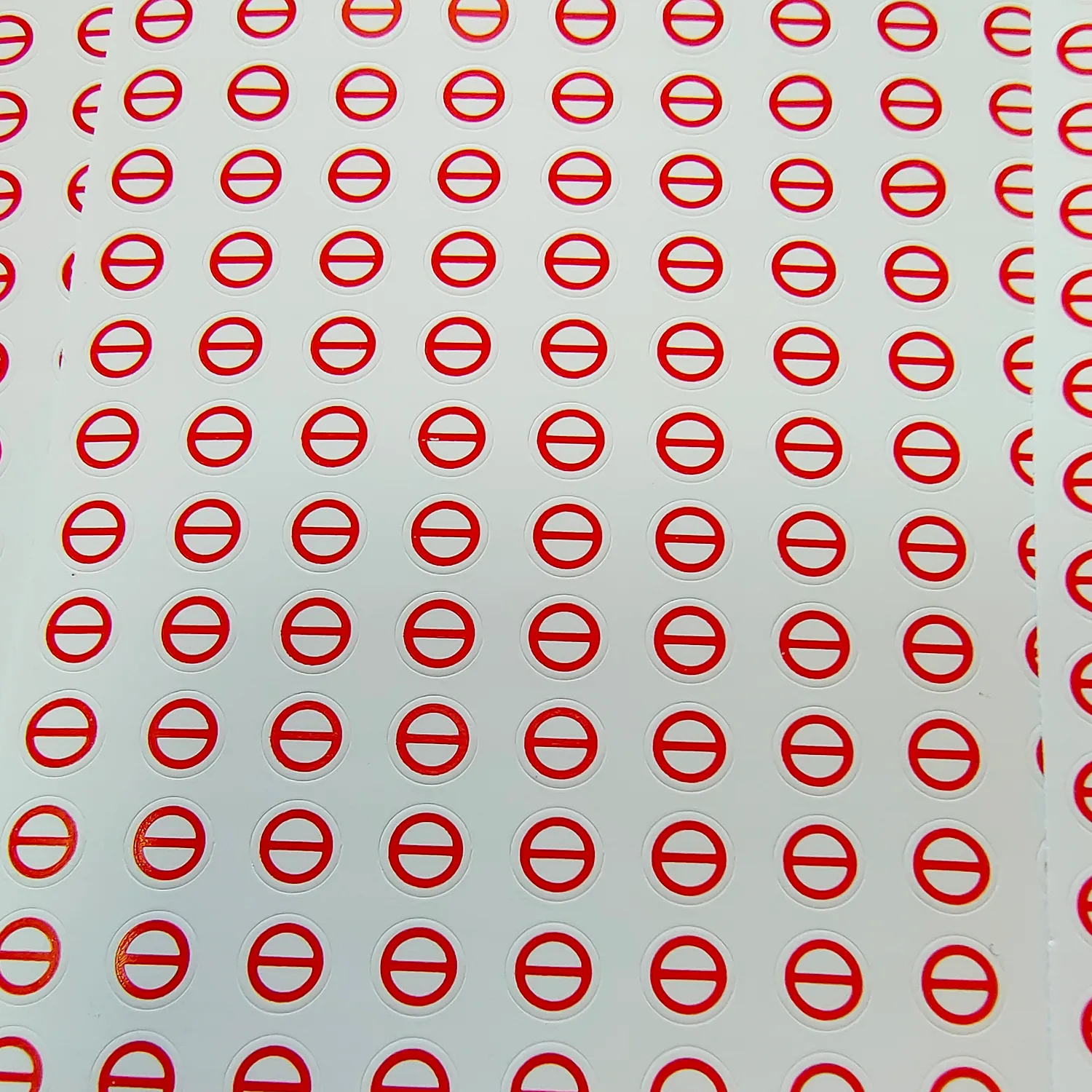 Wholesale 5mm Screw Hole Blank Stickers Removal For Void Labels, Tamper ...