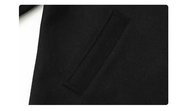Chic VEN Womens Long Woolen Toteme Trench Coat With Standing Chic VEN Womens Long Woolen Toteme Trench Coat With Standing