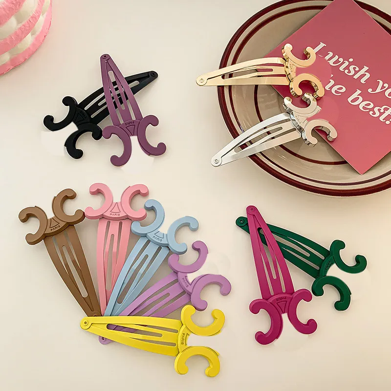 Candy Color Hair Clips Barrettes: Cute & Simple Alloy Hair Accessories ...