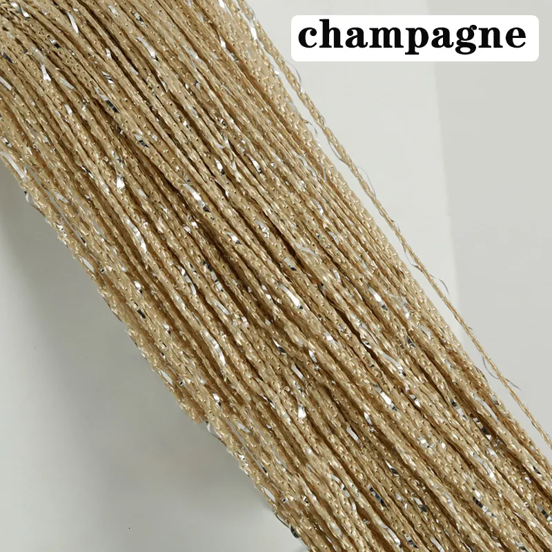 Curtain Glitter Door String Silver Ribbon Shiny Tassel Flash Line ...