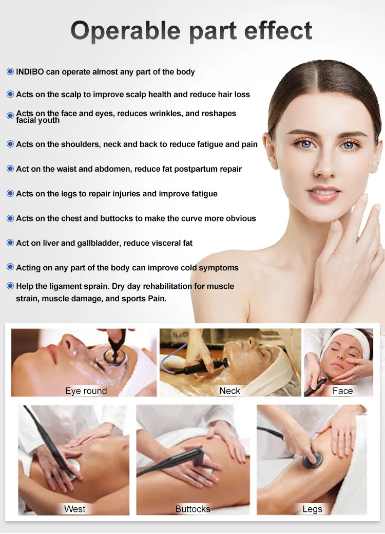 448KHz Radio Frequency Physiotherapy Machine for Skin Rejuvenation Body ...