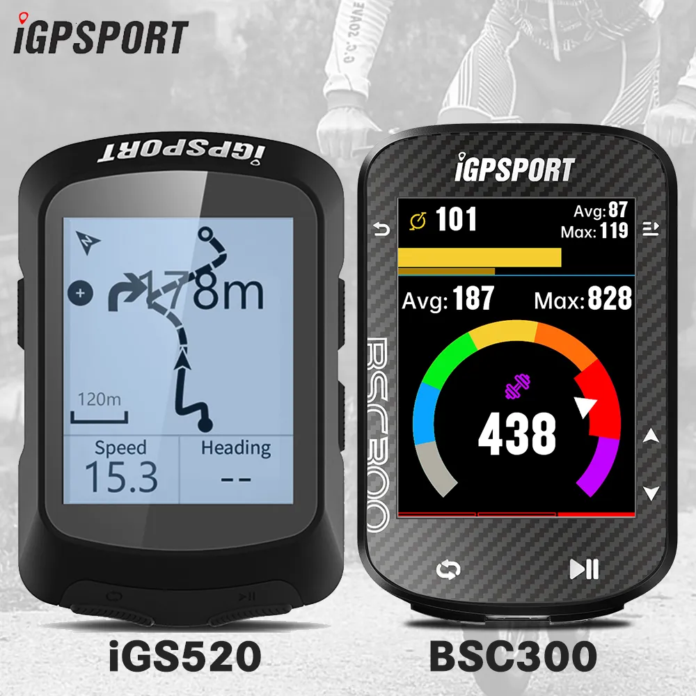 iGPSPORT IGS520 GPS Bike Computer with ANT+ Wireless, Speedometer ...