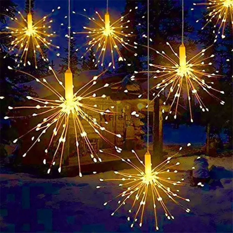 Connectable Firework Lights: 600 LED Starburst String Lights for ...