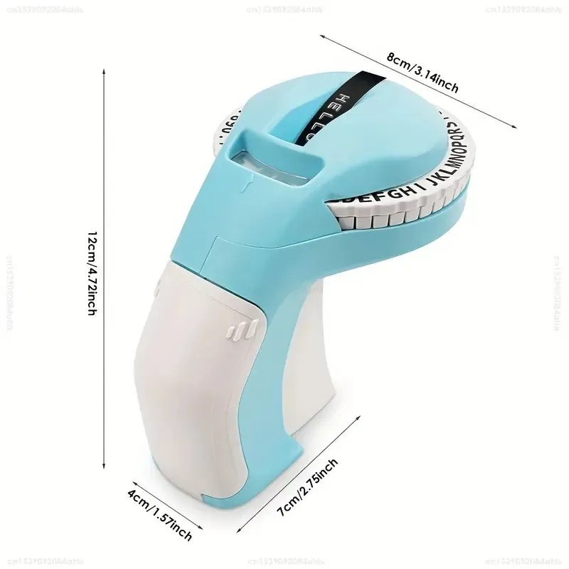 Vintage Label Maker Embossing Label Maker Machine With 6 Tapes, 3D