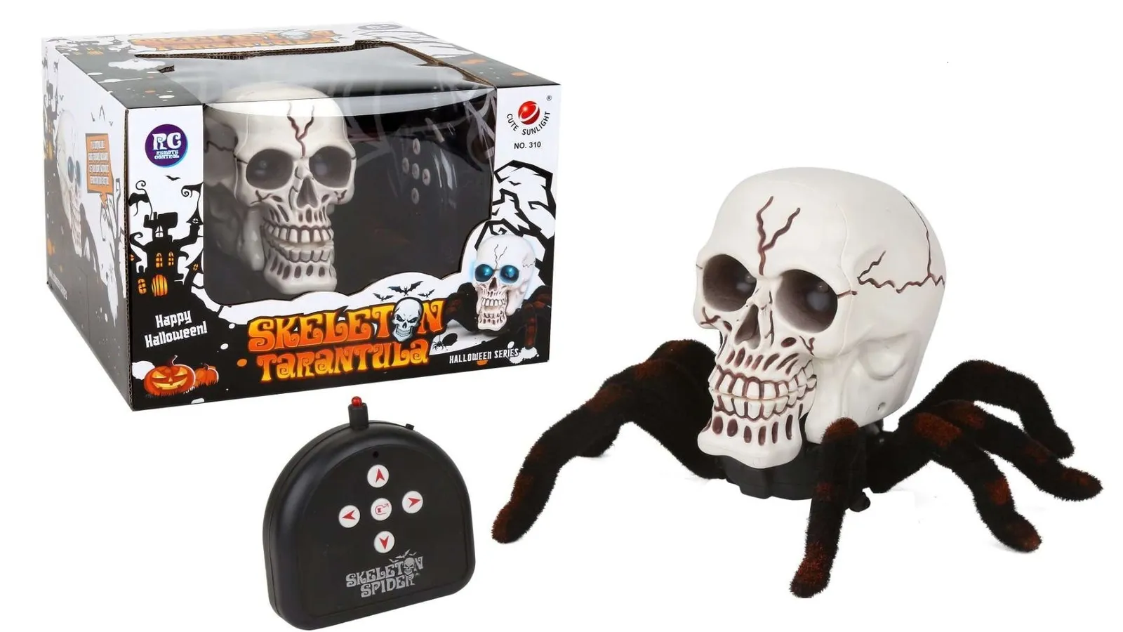 DHgate.com:Creative Halloween Skull Spider Light: Wireless Remote ...