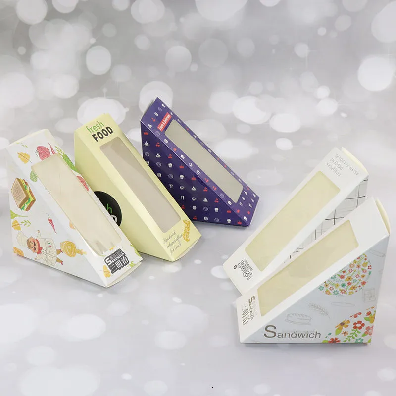 DHgate.com:Transparent Disposable Baking Paper Box for Sandwiches ...