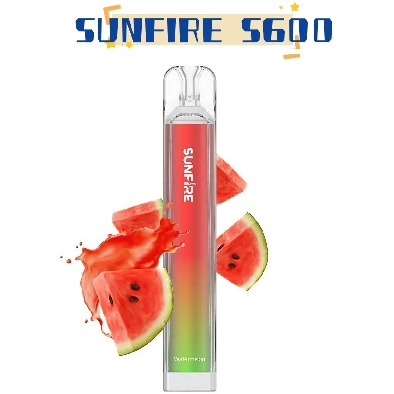 Original Sunfire Crystal S600 Puffs Disposable E Cigarette Factory