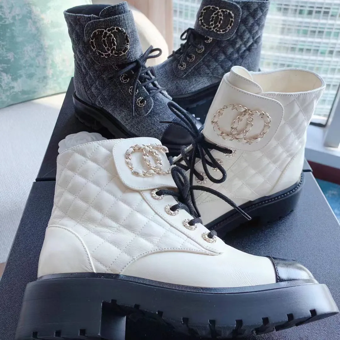 Martin Ankle Boots Designer Boot Quality Knight Boot Flat Lace Up Shoes ...