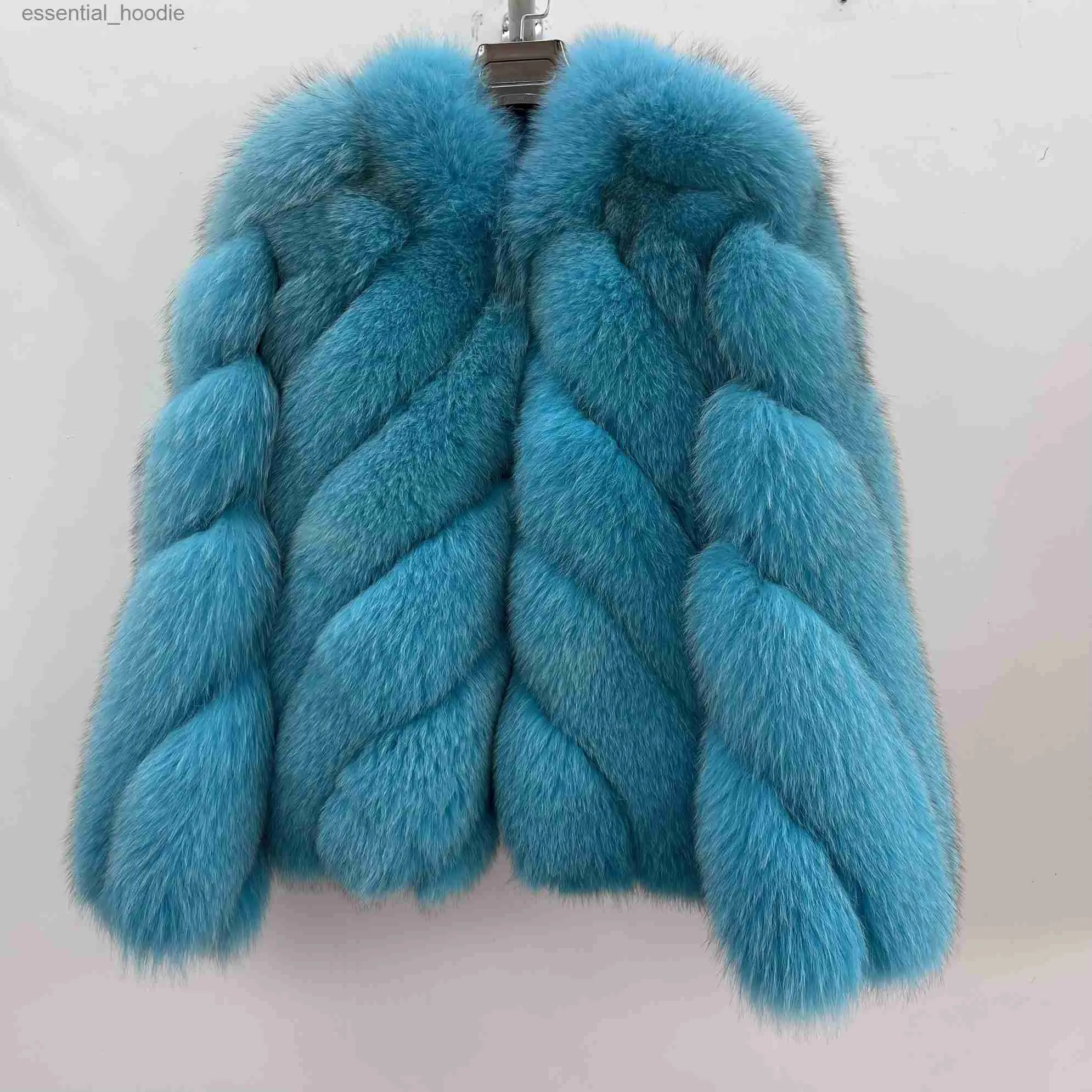 DHgate.com:FURTJY Womens Fur Faux Fur Real Fox Fur Coat Jacket, Wear ...