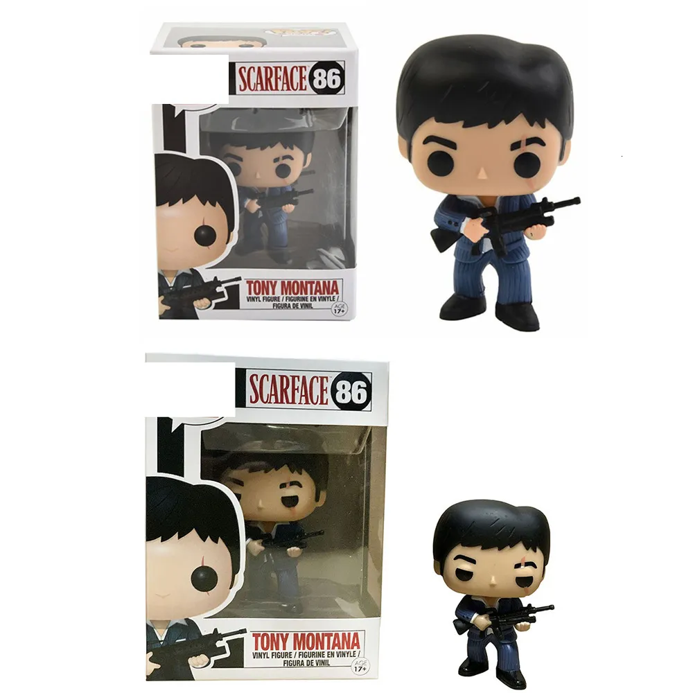 Tony Montana Action Figure - Scarface Collectible Toy, '86 Movie Model ...