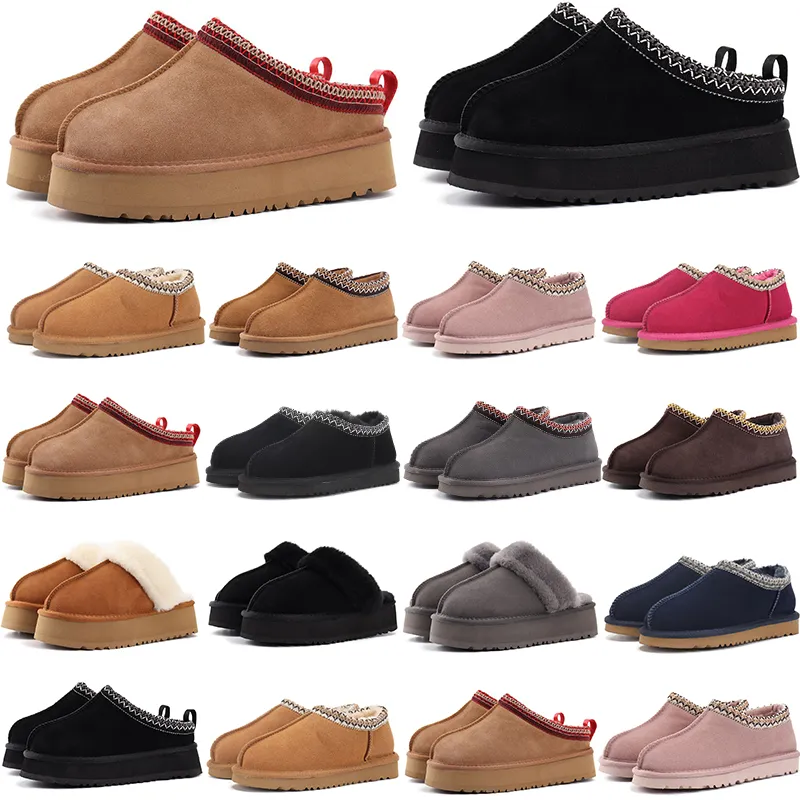 Tazz Tasman Slipper Chestnut Platform Tasman Womens Snow Sandals In ...