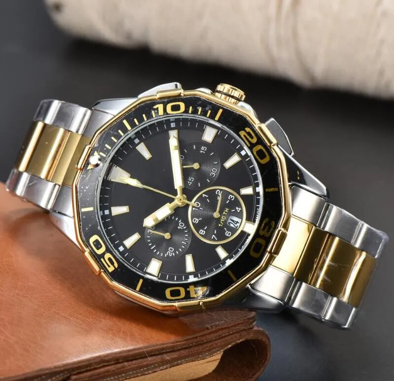 Luxury Automatic Mens Stopwatch Watch With Quartz Battery, Lumious ...