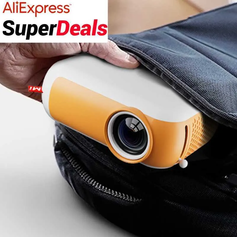 Projectors A10 Mini Portable 3D LED Video Projectors Smart Home Theater ...