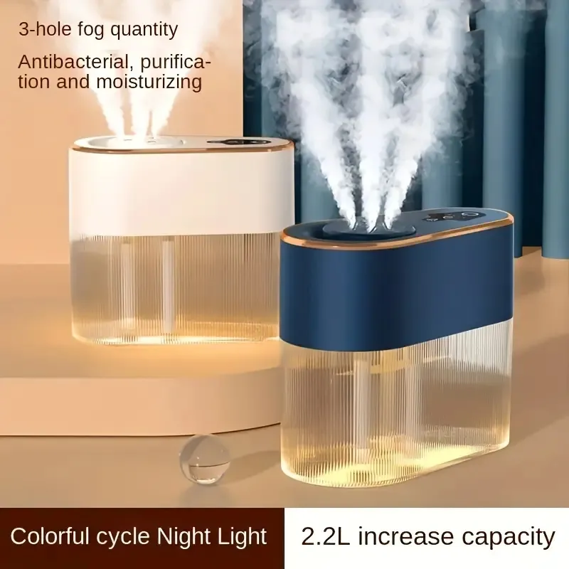 DHgate.com:2024Colorful USB Humidifier, 3 Mist Modes, Portable Air ...