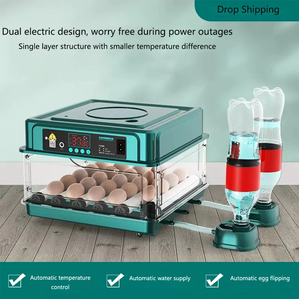 Automatic Egg Incubator - 30 Egg Brooder with Temperature Control ...