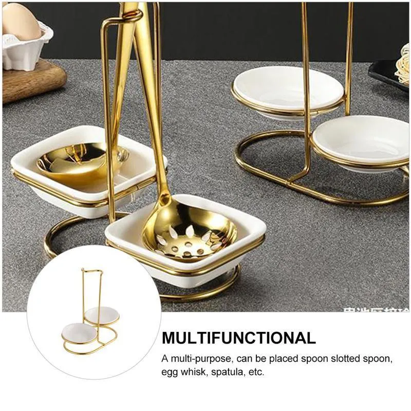 DHgate.com:Stainless Steel Spoon Rest, Gold Plated Chopsticks and Spoon ...