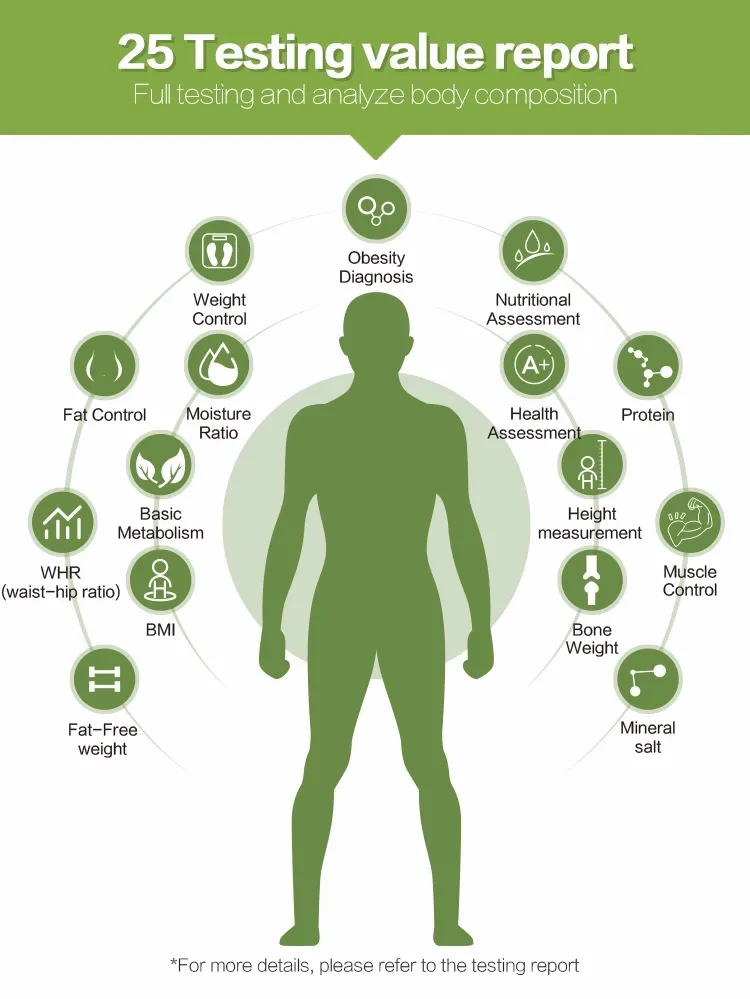Body analyzer report print body composition analyzer machine - Honkay