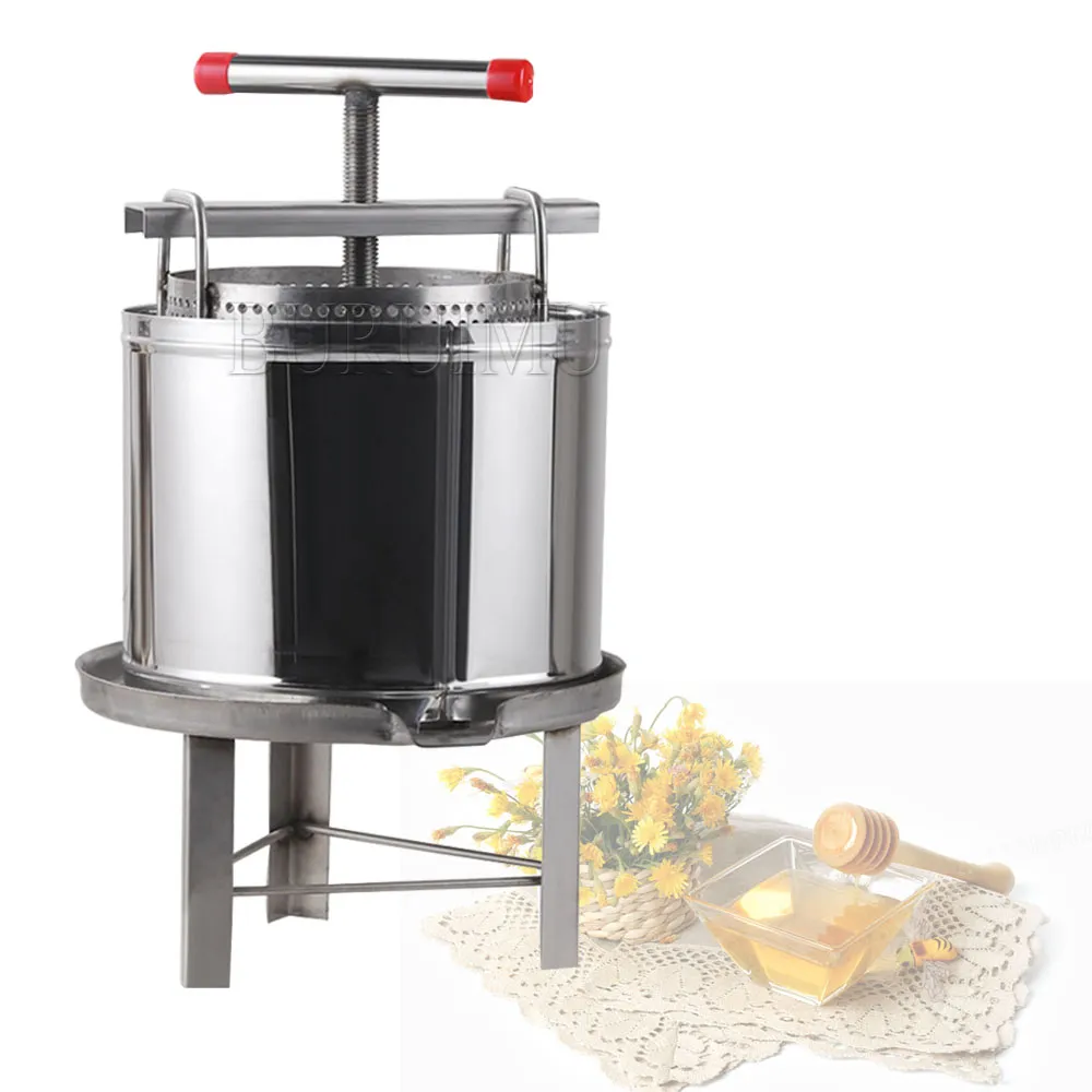Manual Fully Enclosed Wax Press Machine Stainless Steel Paraffin Honey ...
