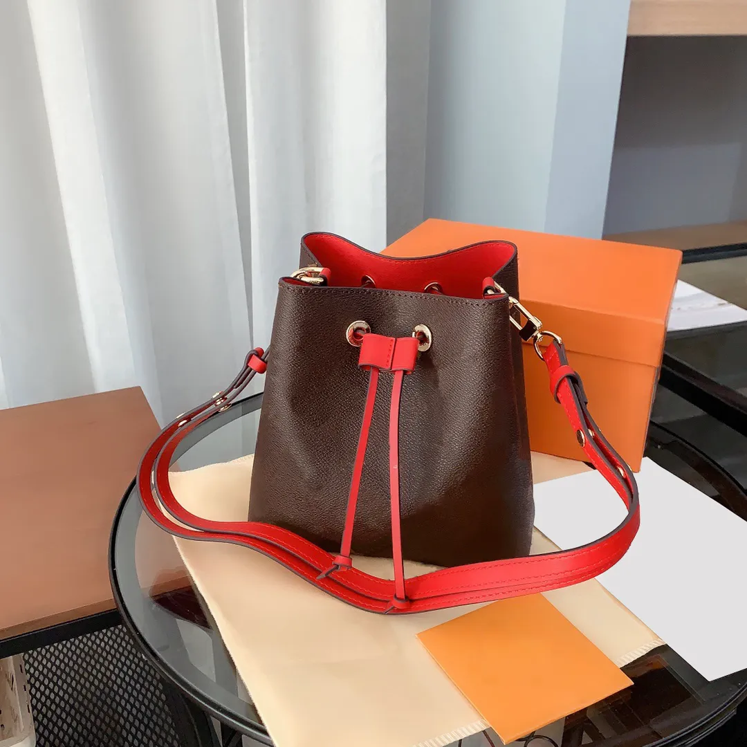 Designer Bag Shoulder Bags Classic Checked Thread Leather Handbag For ...
