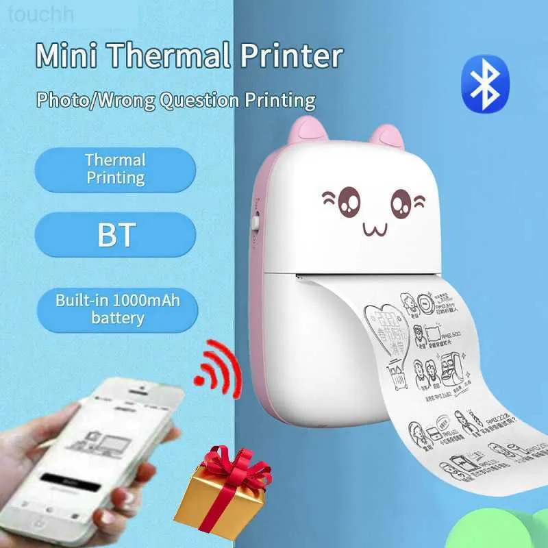 Portable Mini Printer - Handheld Pocket Thermal Printer for Home ...