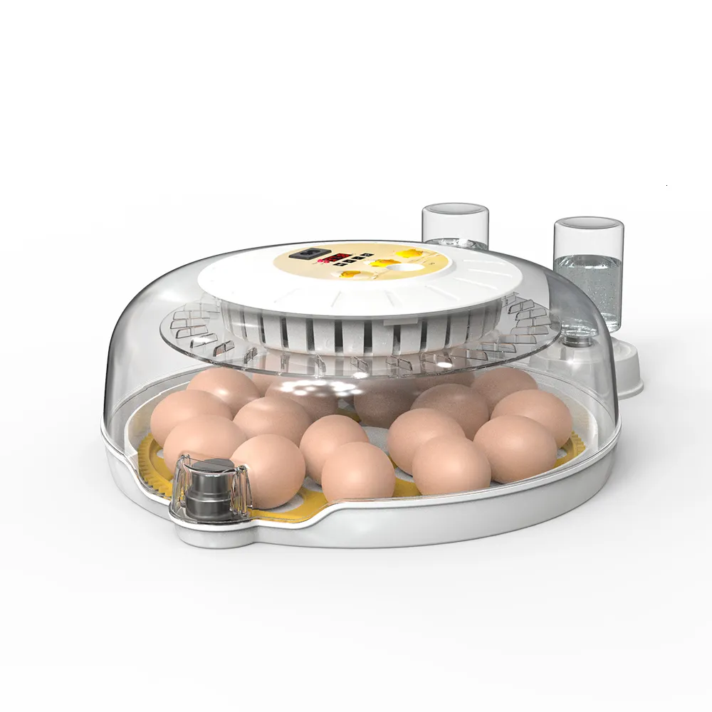 Automatic 18 Egg Incubator: Digital Poultry Hatcher for Chicken, Duck, Quail, Bird Eggs. Farm ...