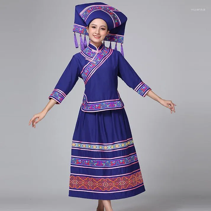 Authentic Hmong Yao Dress & Folk Costume - Ethnic Dance Apparel ...