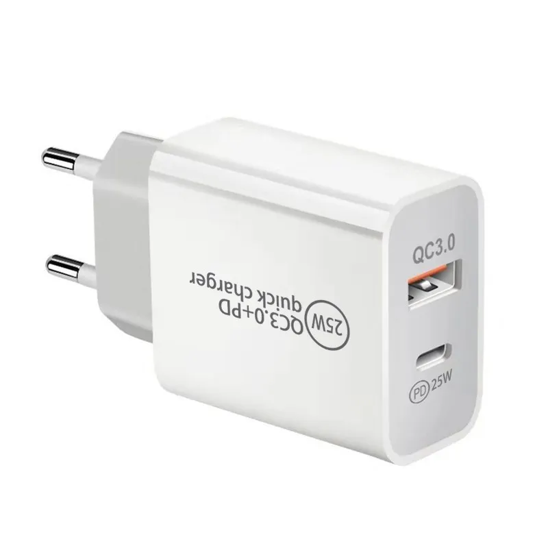 20242 Port USB Charger, Quick Charge 3.0 PD 25W Type C Phone Charger ...