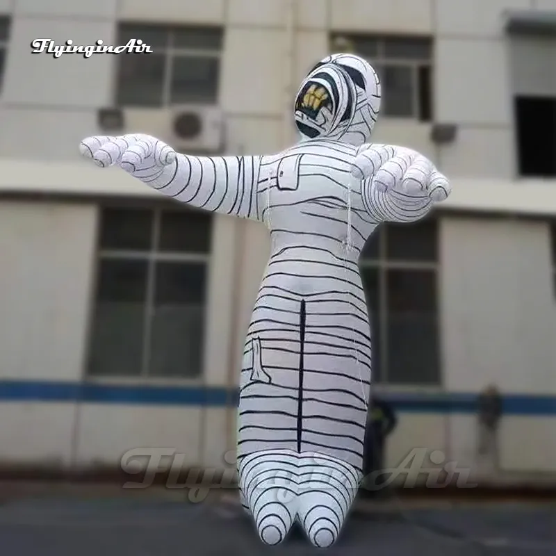 Large Halloween Inflatable Mummy Balloon With LED Light Perfect For ...