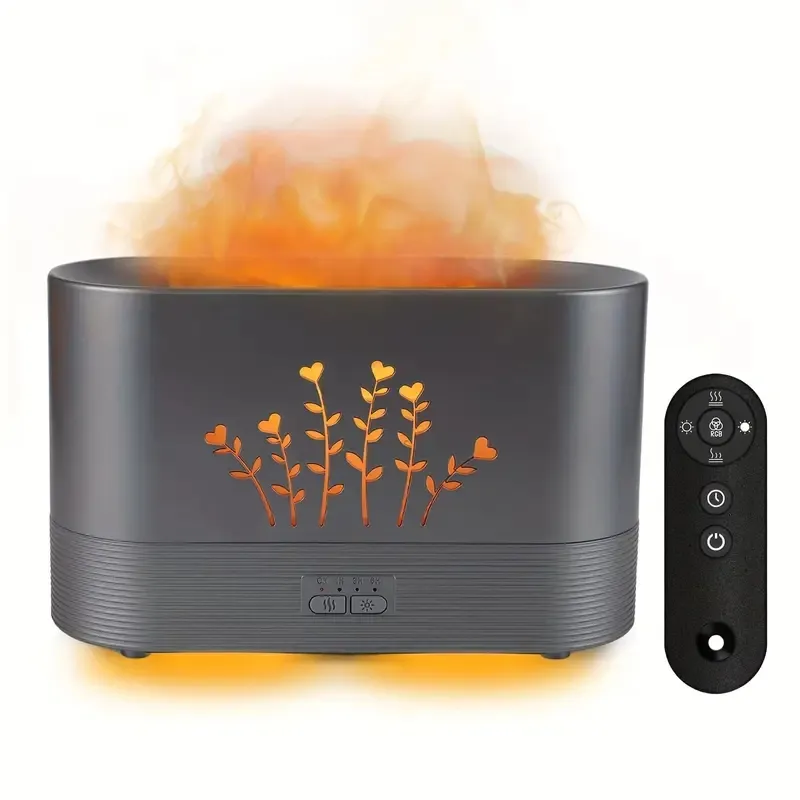 DHgate.com:300ml Flame Fire Humidifier Aromatherapy Diffuser ...