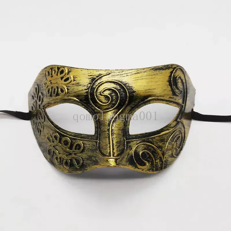 2024 Plastic Mardi Gras Masquerade Metal Mask Half Retro Venetian Style ...