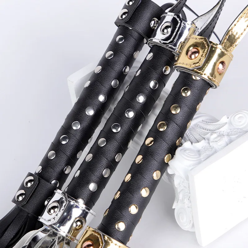 High-Quality Riding Whip - 85cm PU Leather Horse Whip with Rivet Handle ...