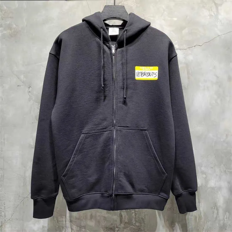 VETEMENTS Raf Simons Hoodie High Quality Loose Fit VTM VETEMENTS Raf Simons Hoodie High Quality Loose Fit VTM