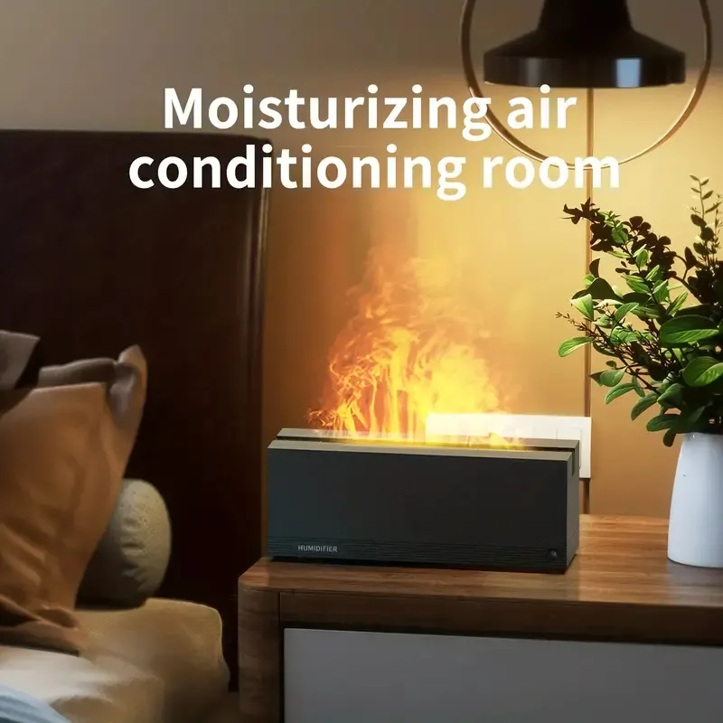 DHgate.com:1pc LED Flame Aroma Diffuser, Essential Oil Diffuser, Air ...