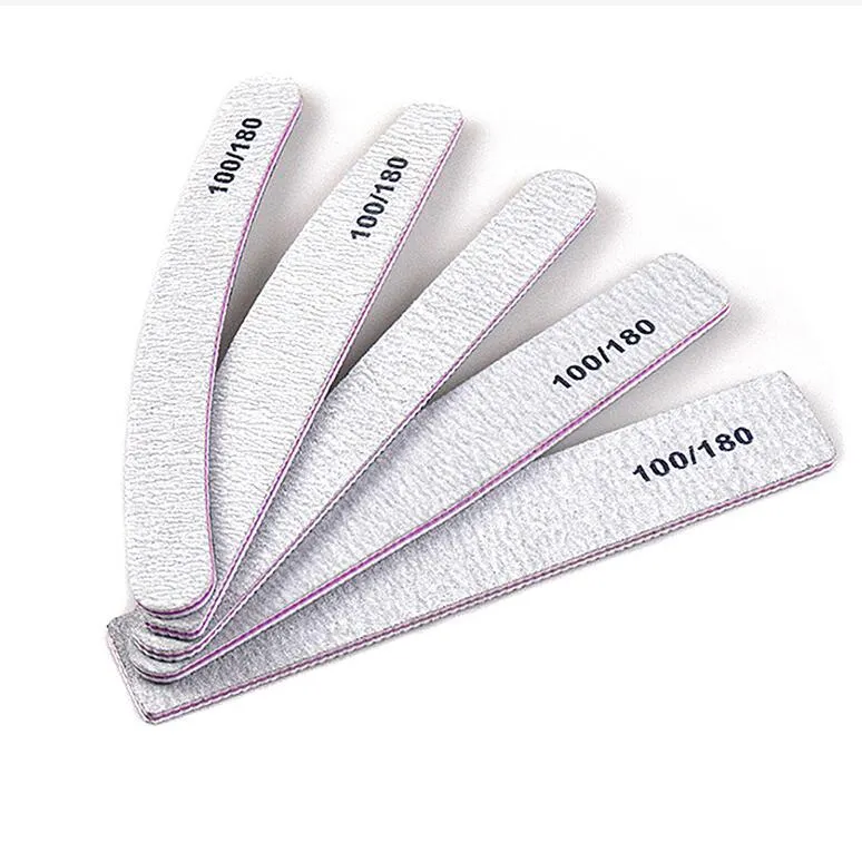 DHgate.com:5-Pack Nail Art Files, 100/180 Grit Professional Nail ...